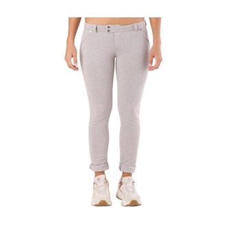 Met Baumwoll-Skinny-Hose - - Trousers - Damen - Grau - W29