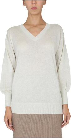 Fabiana Filippi Femme, Pulls, Blanc, Taille: 38 FR Maglia