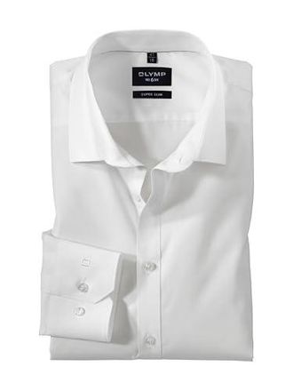 Olymp Homme Chemise Business &agrave; Manches Longues No Six,Super Slim,Urban Kent,Hellbeige 20,40