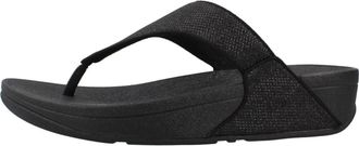 FitFlop Femme, Chaussures, Noir, Taille: 40 EU Sandales entre-doigts Lulu Shimmerglitz
