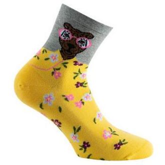 Kindy Socquettes jersey t&ecirc;te de panth&egrave;re coton majoritaire