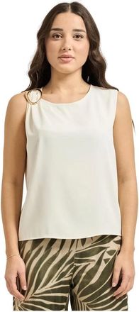 Pennyblack Femme, Tops, Beige, Taille: 42 FR Sabl&eacute; Top with Buckle