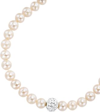 Firetti Halsschmuck: Collier mit Perlen und funkelnden Zirkonia