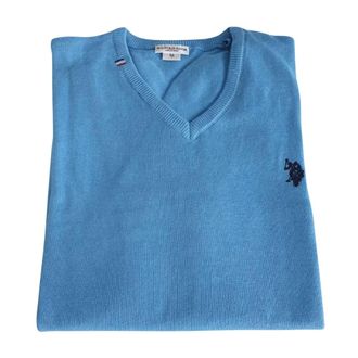 U.S.Polo Association U.s. Polo Assn., Homme, Pulls, Bleu, Taille: L V-neck Tricots