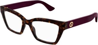 Gucci Minimalistische Cat-Eye Sonnenbrille im Glamour-Stil - - Accessories - unisex - Braun - ONE SIZE