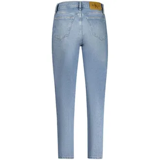 Calvin Klein Cotton Mom Jeans - Blue
