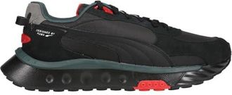Puma Mens Wild Rider Ls Lace Up Sneakers Shoes Casual - Black - Size 11.5 M