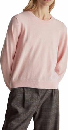 Benetton Maglia G/C M/L 1002d10bg Sweater, Rose, M Femme