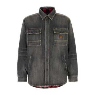 Balenciaga Gef&uuml;ttertes Hemd - - Jackets - Herren - Grau - M