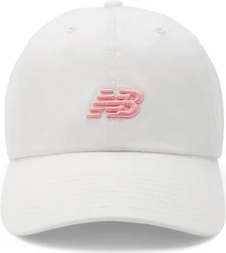 New Balance Unisexe 47 Clean Up Hat en Blanc/Rose, Serg&eacute; de Coton, Taille OSZ