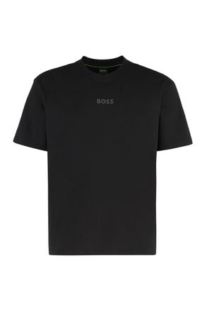 HUGO BOSS Cotton Logo T-Shirt - Black