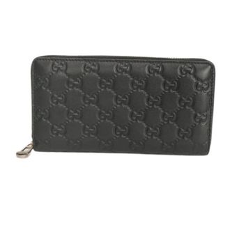 Gucci Pre-owned Signature Leder Portemonnaie - - Pre-owned - Damen - Schwarzk - ONE SIZE