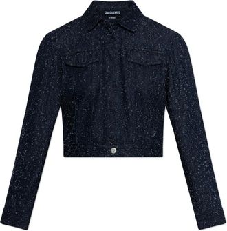 Jacquemus Femme, Vestes, Bleu, Taille: 34 FR Ovalo De-N&icirc;mes Veste en jean
