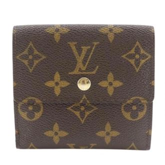Louis Vuitton Pre-owned Portemonnaie Billets Cartes Cr&eacute;dits Monogram Geldb&ouml;rse - - Pre-owned - Herren - Braun - ONE SIZE