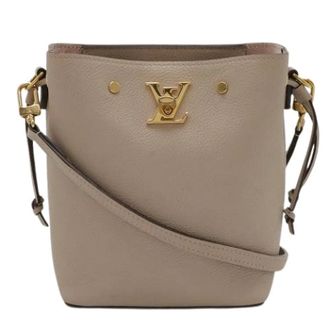Louis Vuitton Pre-owned Nano Lockme Bucket Bag - - Pre-owned - Damen - Beige - ONE SIZE