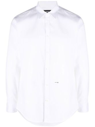 Dsquared2 chemise en coton à logo - Blanc