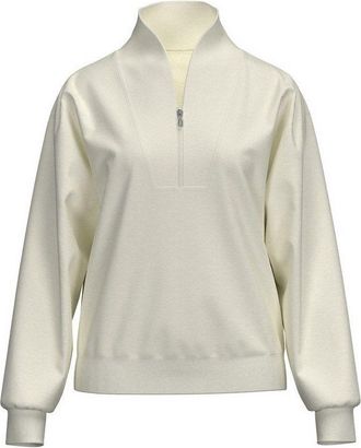 Trigema Sweatshirt TRIGEMA Sweatshirt mit modischem Rei&szlig;verschluss