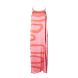 Rabens Saloner Flamingo Pink Camisole Kleid Laurette - - Dresses - Damen - Rosa - S