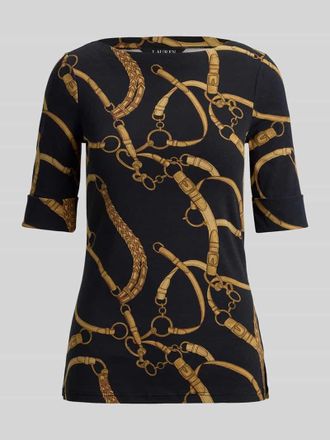 Lauren Ralph Lauren Slim Fit T-Shirt mit Allover-Muster Modell JUDY