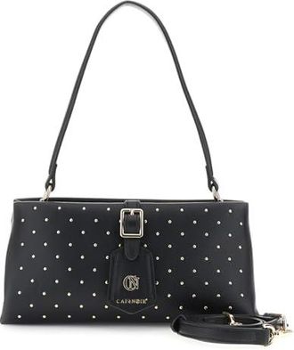 Cafènoir Minibag avec application de microclous, pour femme, couleur noire, taille unique, Noir, Taille unique