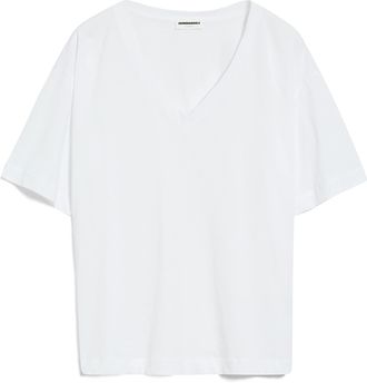 Armedangels Damen T-Shirt Oversized Fit aus Bio-Baumwolle DEMIKAA Oversized Fit White