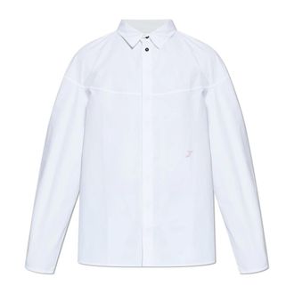 Jacquemus Homme, Chemises, Blanc, Taille: XS The Atelier Long-Sleeve Shirt