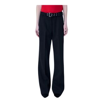 Ganni Damen, Hosen, Schwarzk, MGr&ouml;&szlig;e