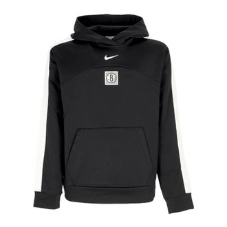 Nike Brooklyn Nets Courtside Hoodie Schwarz/Wei&szlig; - - Sport - Herren - Schwarzk - L