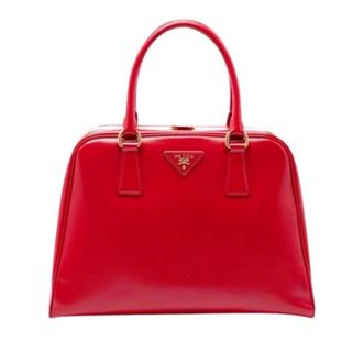 Prada Sac &agrave; main Pre-owned Pyramid Frame - Femme - Pre-owned - Rouge - Taille: ONE Size