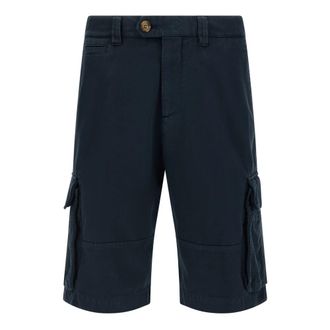 Brunello Cucinelli Cargo Bermuda Shorts - - Shorts - Herren - Blau - 4XL