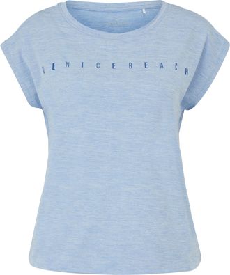 Venice Beach Sport-T-Shirt f&uuml;r Damen mit figurumspielender Schnittform und Rundhalsausschnitt Wonder 3XL, Bel air Blue