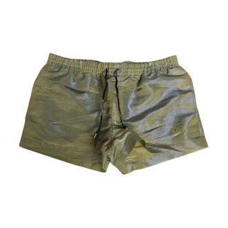 Dolce & Gabbana Homme, Maillots de bain, Vert, Taille: S Haut de Maillot de Bain Imprim&eacute; Floral