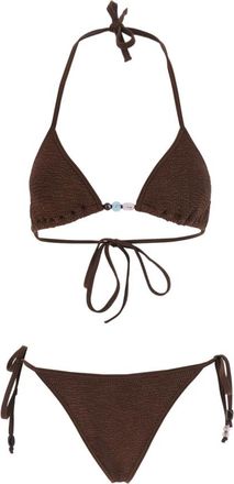 Hunza G Femme, Maillots de bain, Brun, Taille: ONE Size Bikini Gina