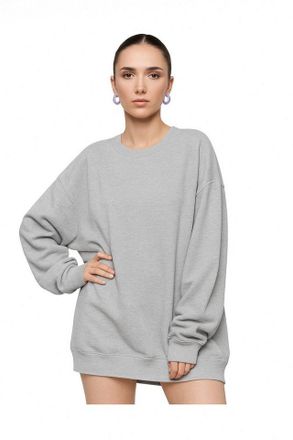 Worldclassca Longsweatshirt Worldclassca Oversized Sweatshirt Einfarbig Uni Langarmshirt Pullover