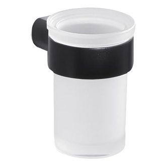 Gedy Zahnbürstenhalter Pirenei schwarz matt