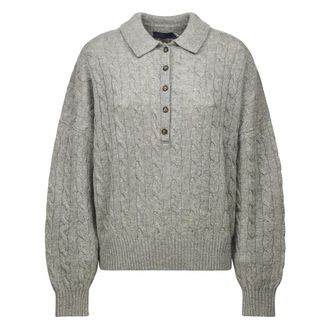 Polo Ralph Lauren Round-Neck Strickwaren - - Knitwear - Damen - Grau - S