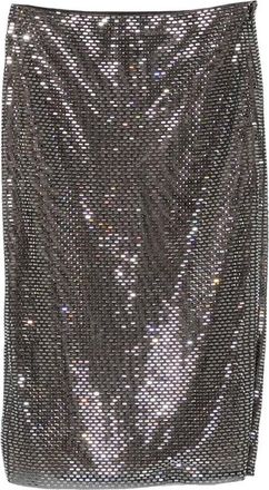 Self Portrait Femme, Jupes, Noir, Taille: 34 FR Jupe Crayon Orn&eacute;e de D&eacute;tails