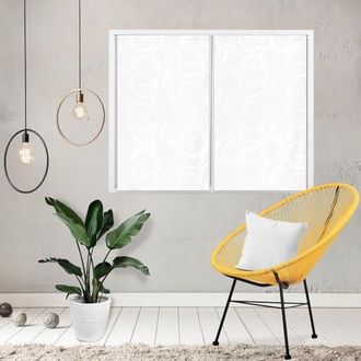 Soleil d'Ocre Soleil dOcre Kreis Bise-Bise, Polyester, Weiß, 60 x 90 cm