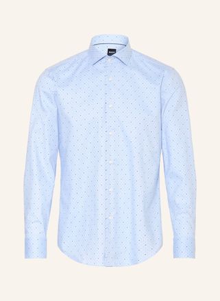 HUGO BOSS Hemd Hank Slim Fit blau