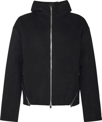 Heliot Emil veste zippée Lasing à capuche - Noir