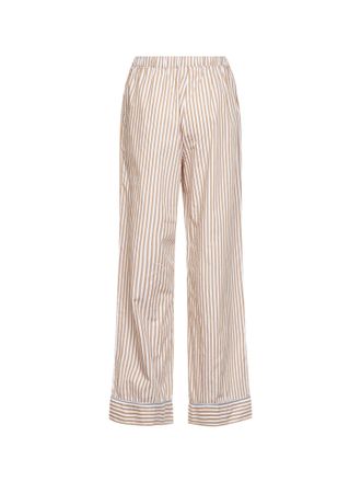 MC2 Saint Barth Womens Pajama Trousers Galassia Beige Cotton