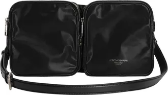 Dolce & Gabbana Mens Leather Shoulder Bag Black