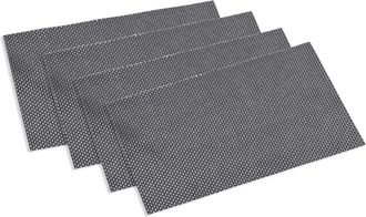 KESPER 77671 | 4er Set Platzset silberfarben 43 x 29 x 0,1 cm