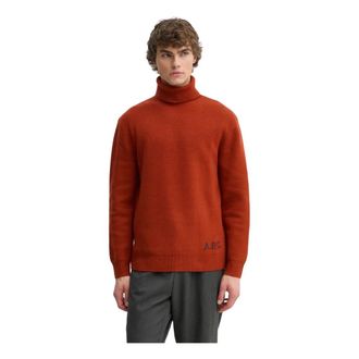 A.P.C. Rollkragenpullover - - Knitwear - Herren - Orange - S