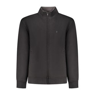 Coveri Moving Schwarzes Baumwolle Herren Sweatshirt