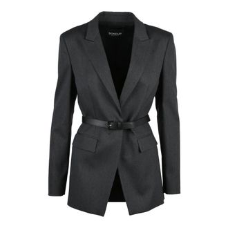 Dondup Lange Jacke - - Jackets - Damen - Schwarzk - L