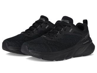 Skechers Edgeride Erlson-Sneaker f&uuml;r Herren, Schwarzer Strick-Pu-Besatz, 45.5 EU