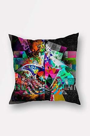 Lulu Home Kissenbezug, Mehrfarbig, 45x45