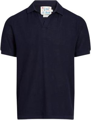 MC2 Saint Barth Polo Sloan sans boutons en maille filet