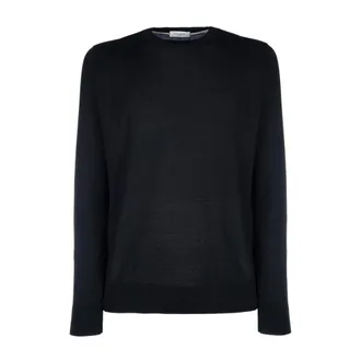 Paolo Pecora Schwarzer Sweatshirt f&uuml;r M&auml;nner Casual Stil - - Knitwear - Herren - Schwarzk - 2XL